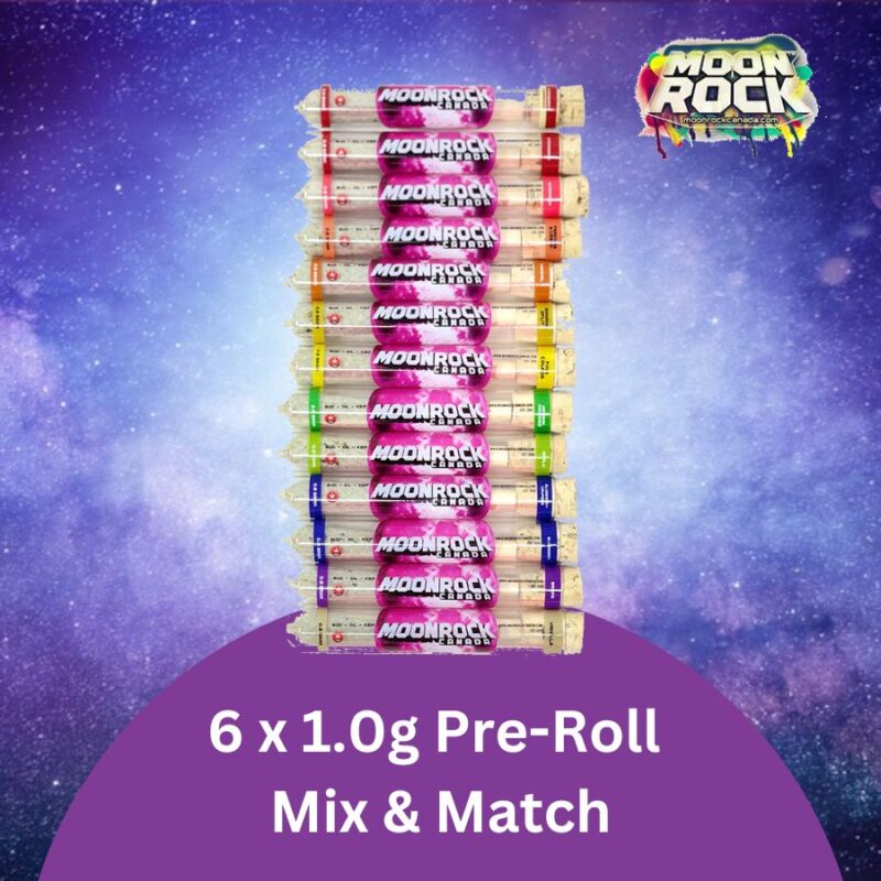 Mix & Match: MRC Pre-Rolls (6x 1g) Buy Online - Moonrock Canada